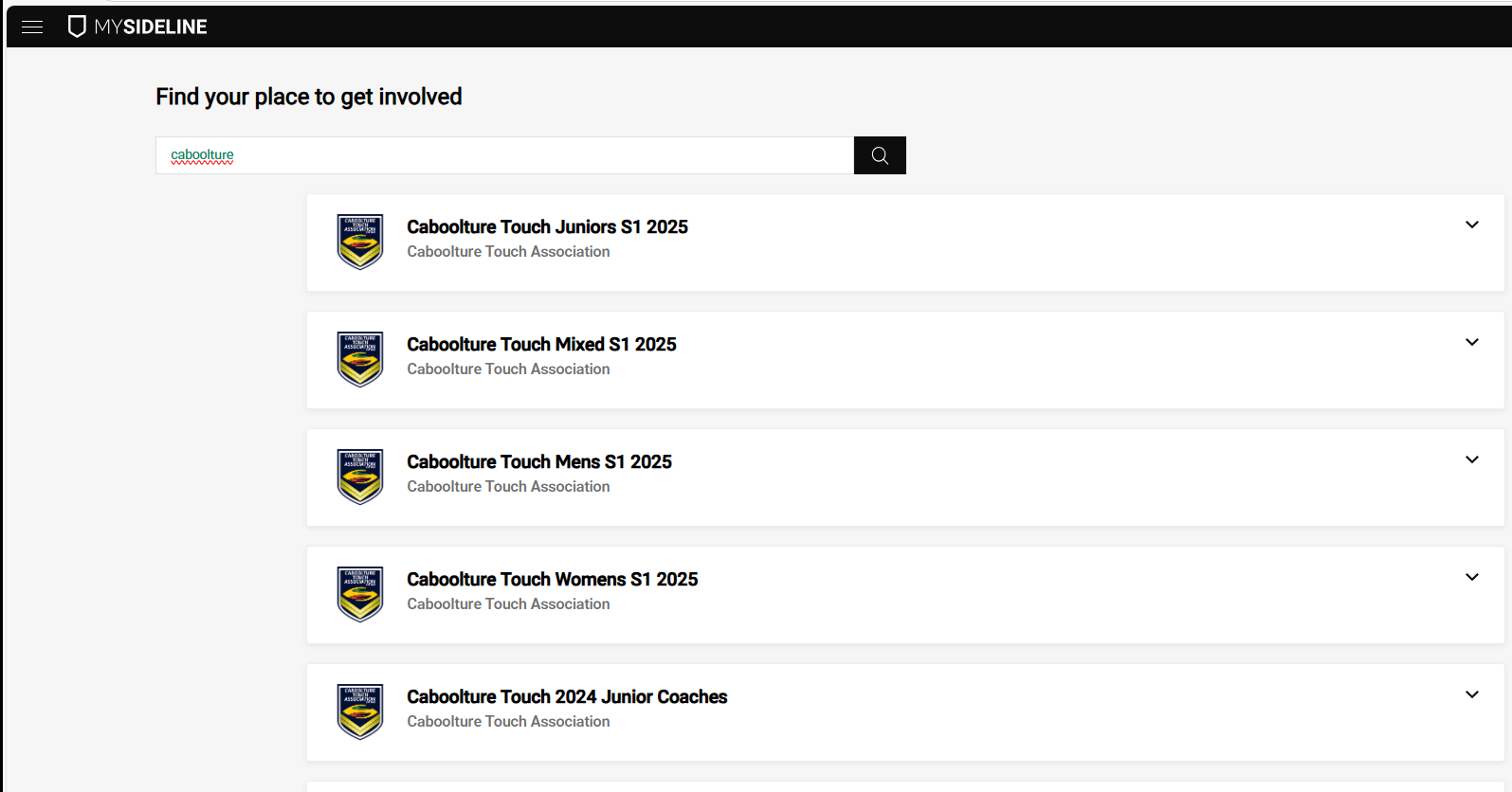 Register - Caboolture Touch Association